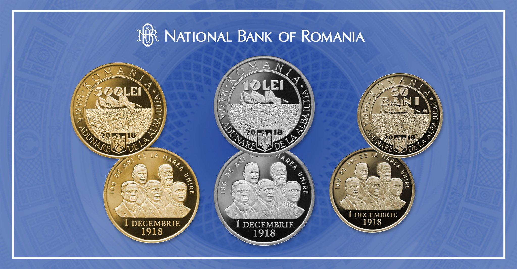 Romania’s central bank issues coins marking 1918 Union centennial ...