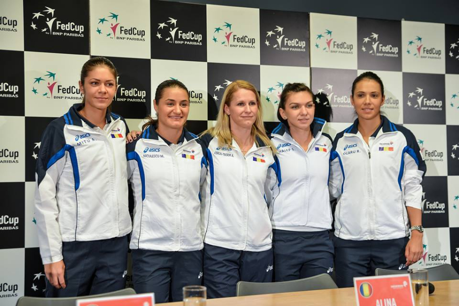 Fed Cup: Romania’s women’s tennis team play against the Czech Republic ...